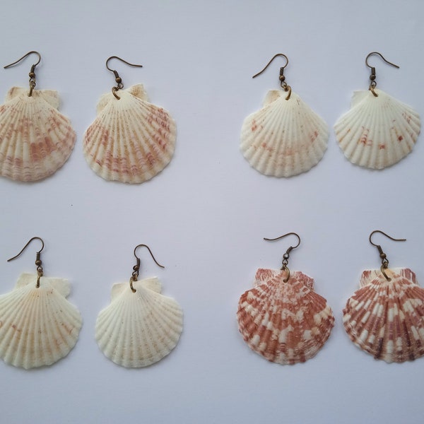 Shell Earrings - Etsy UK