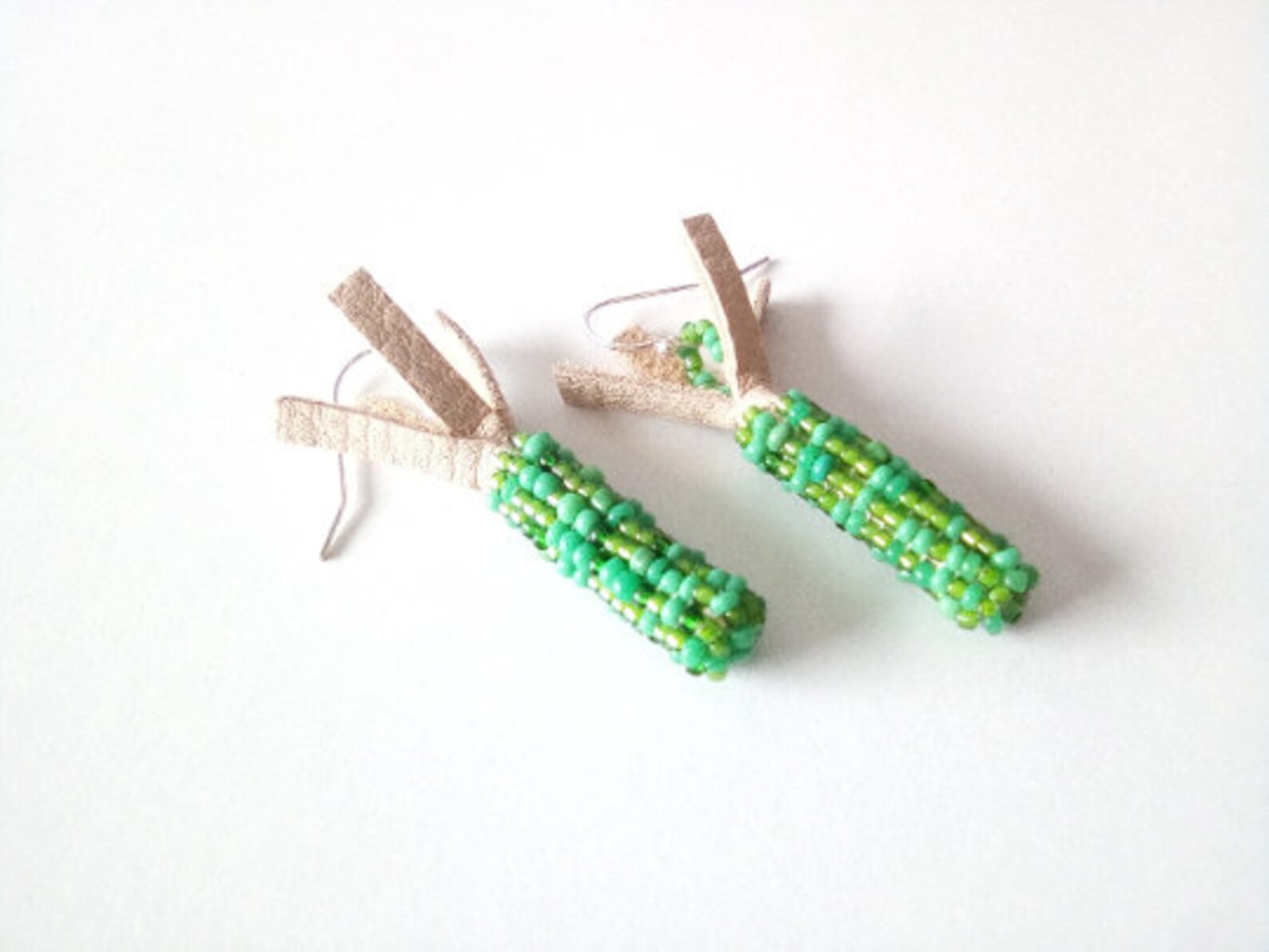 Tiny Seed Bead Indian Corn Earrings / Necklace / Jewelry - Etsy