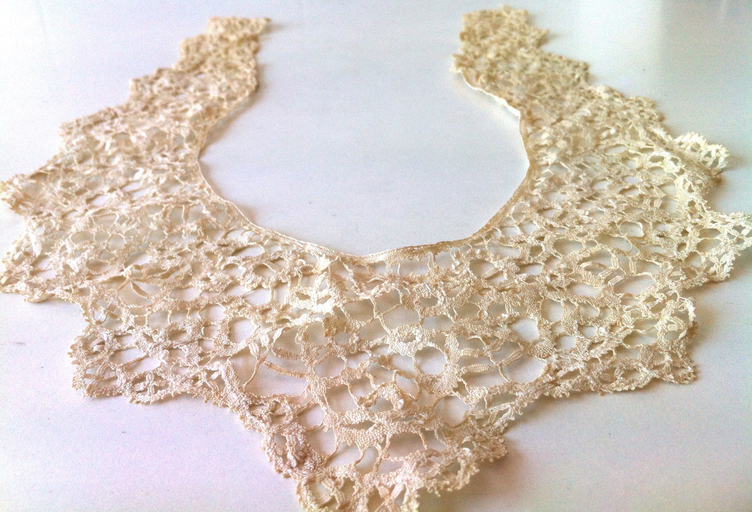 Vintage Extremely Fine Maltese Lace Collar - Etsy