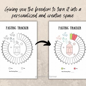 Ramadan Tracker, Daily Fasting Journal, Ramadan Planner 2026 - Etsy