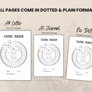 Ramadan Tracker, Daily Fasting Journal, Ramadan Planner 2026 - Etsy