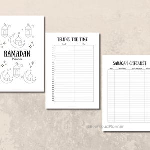 Ramadan Planner 2025 Printable - Etsy