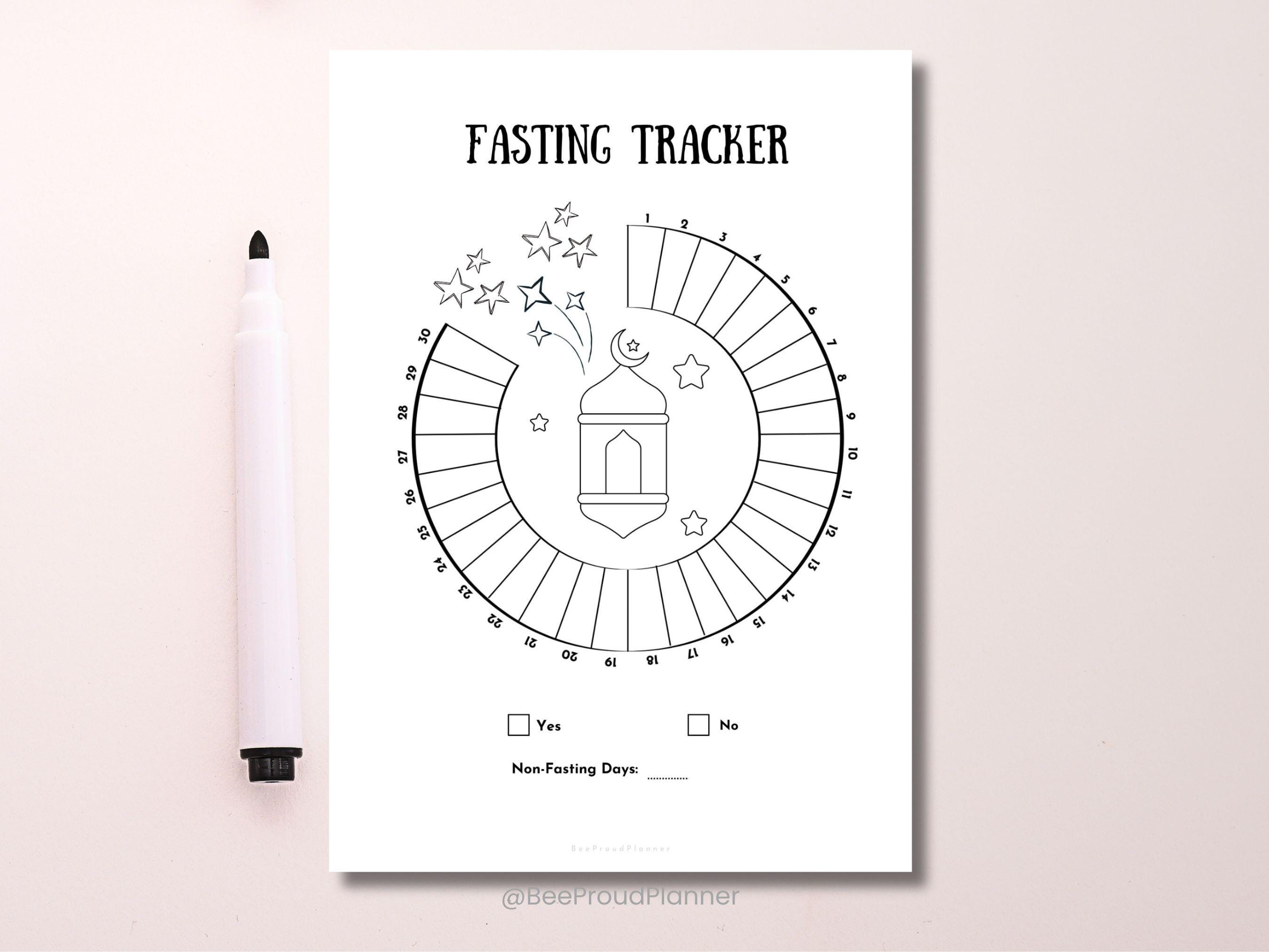 Ramadan Tracker, Daily Fasting Journal, Ramadan Planner 2026 - Etsy