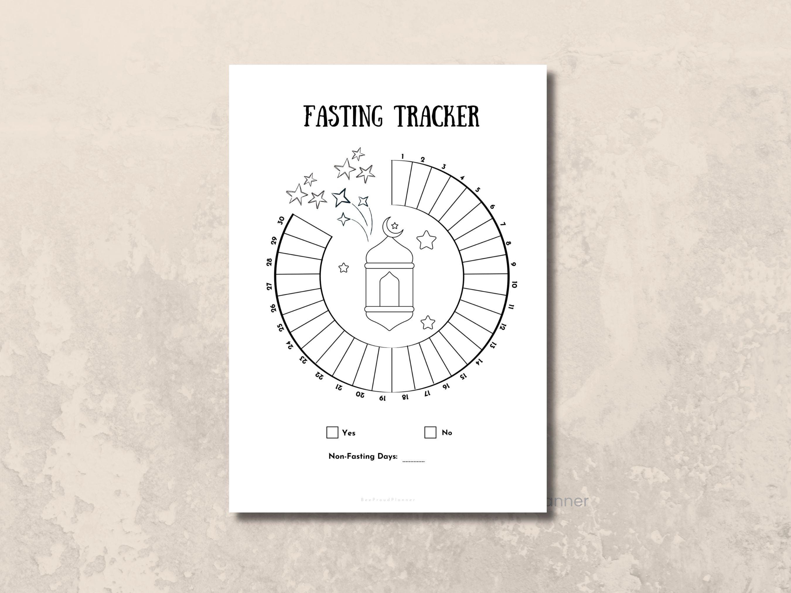 Ramadan Tracker, Daily Fasting Journal, Ramadan Planner 2026 - Etsy
