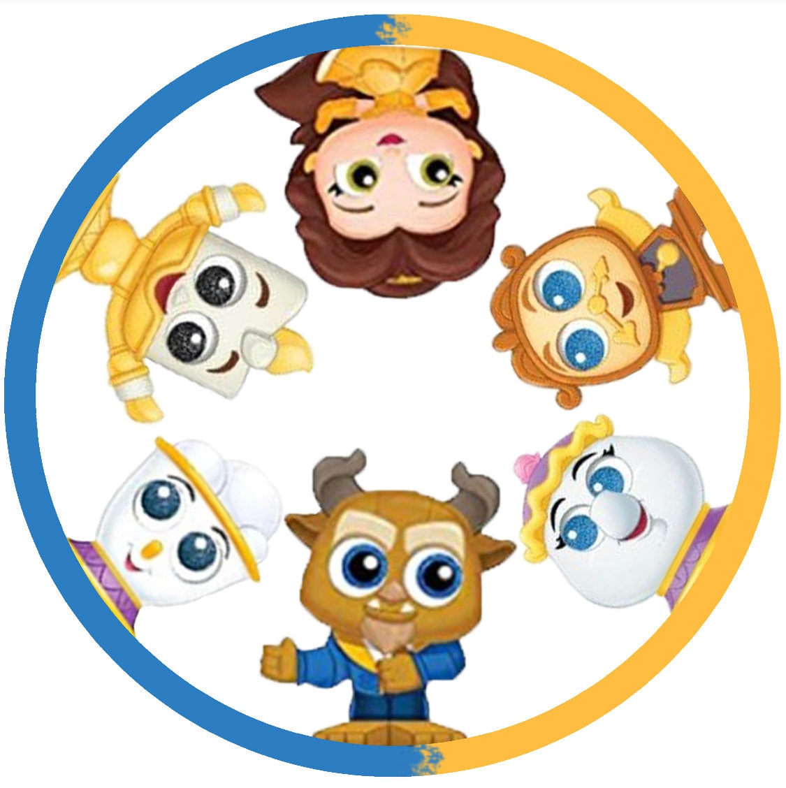 Doorables Stickers Disney Villains Beauty and the Beast - Etsy