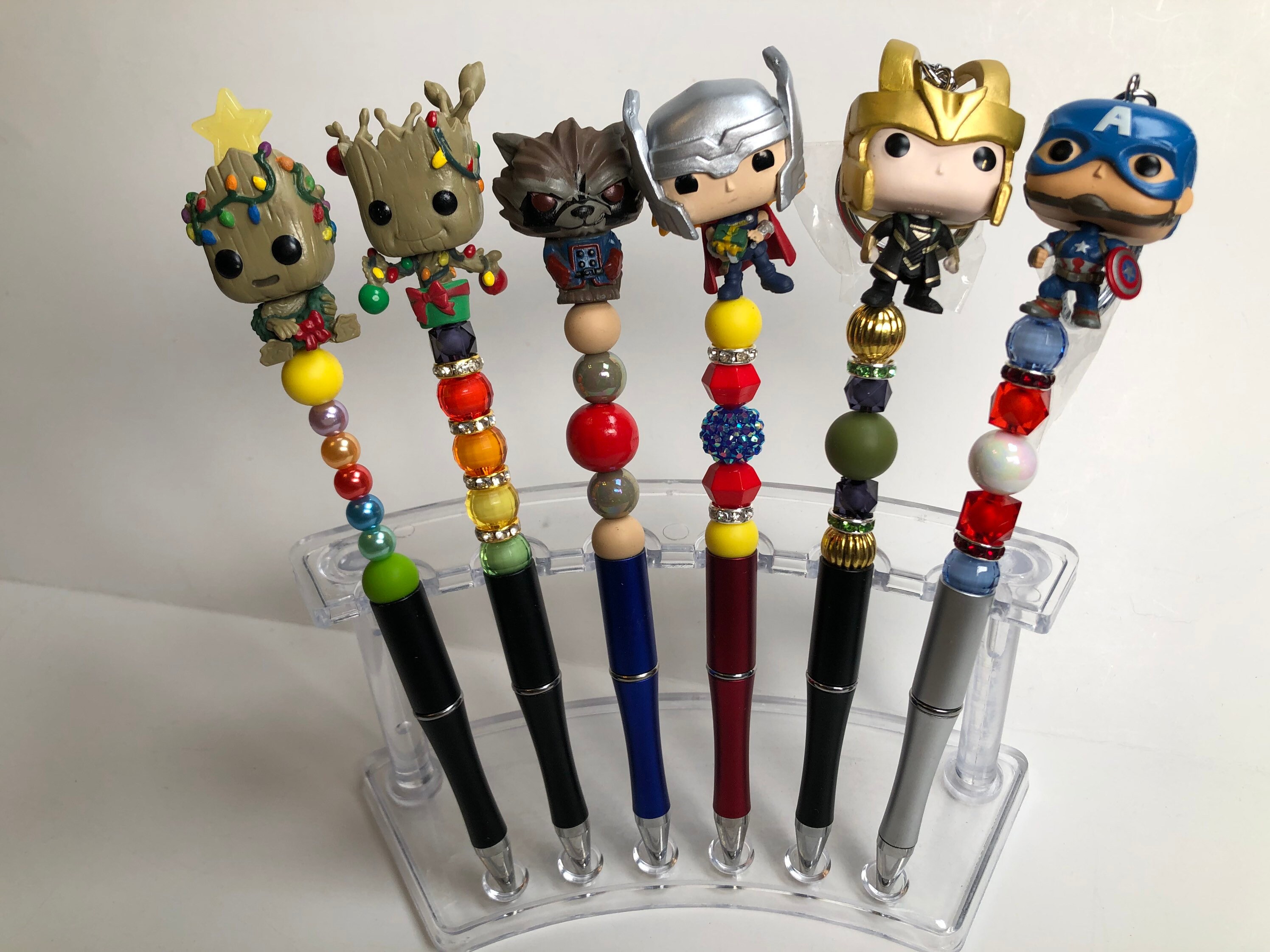 Marvel Avenger Bead Pens Collection Pocket Pops Funko - Etsy