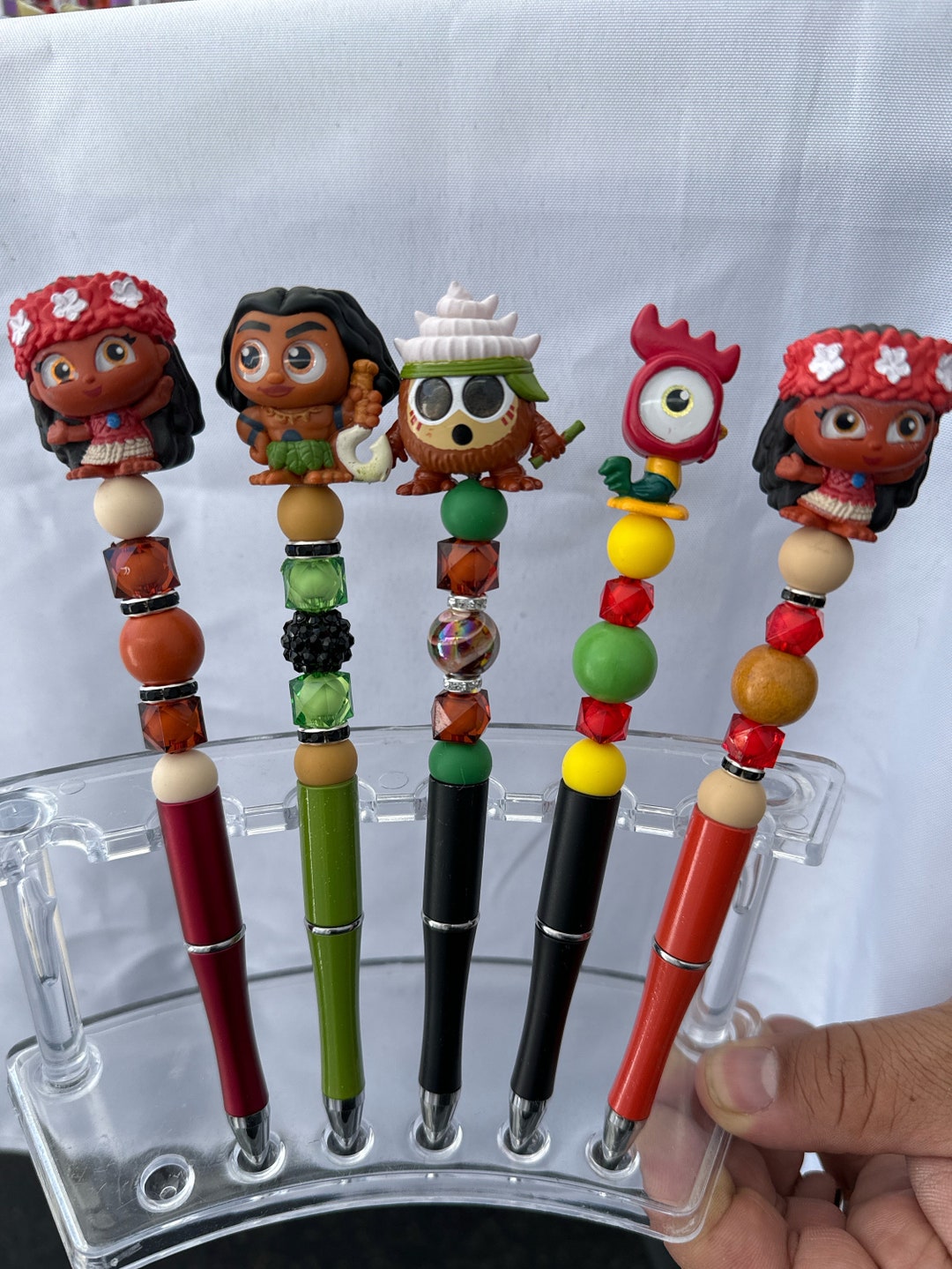 Disney Moana Doorable Bead Pens Collection Doorables Disney Accessory ...