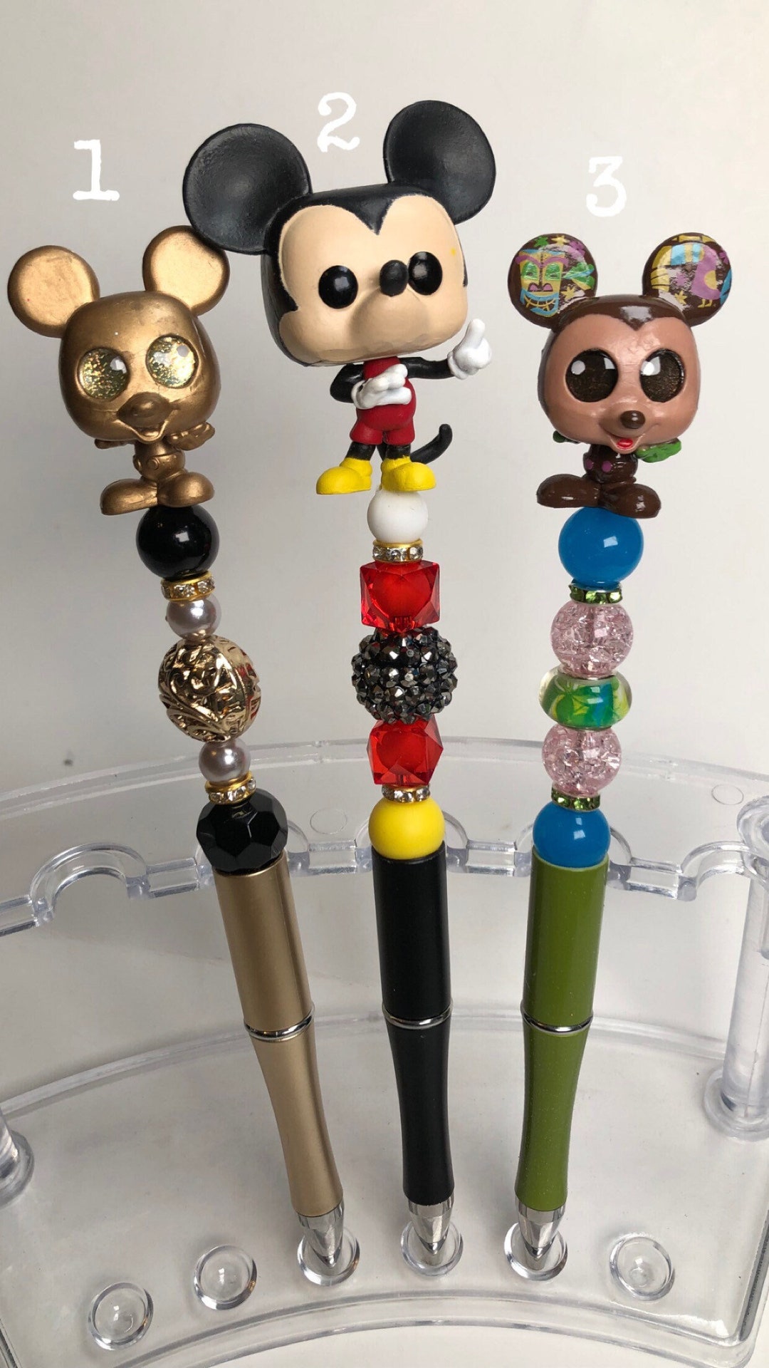 Disney Mickey Mouse and Friends Doorable Bead Pens Collection - Etsy