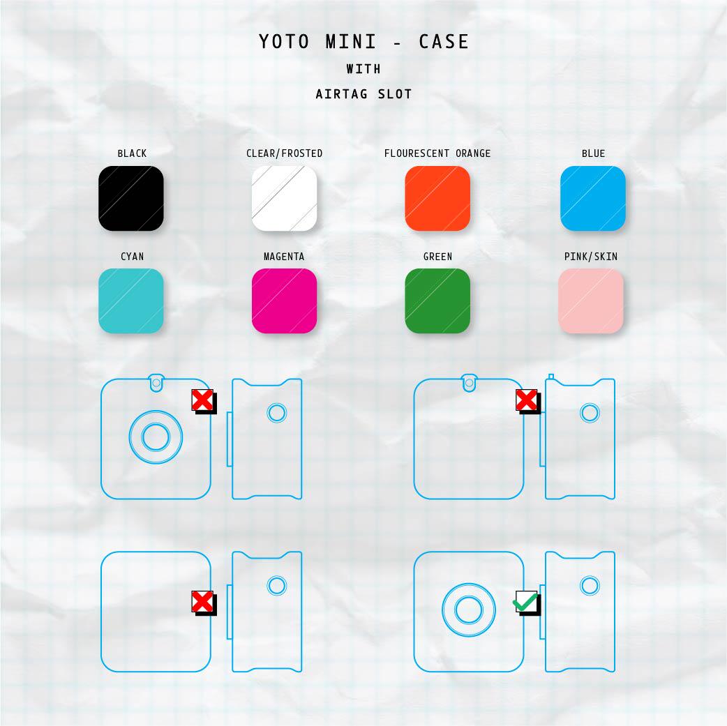 Custom Yoto MINI Player Protective Case With Integrated AirTag Slot ...