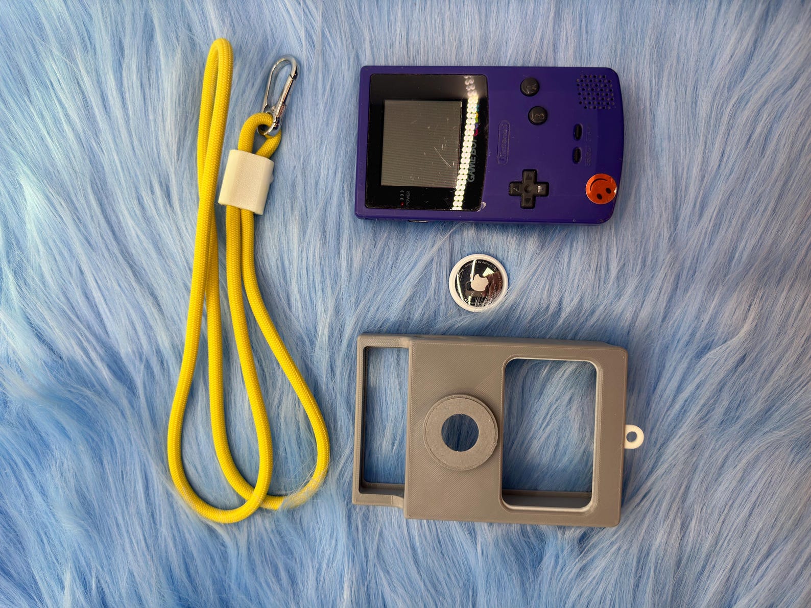 Game Boy Case With Beefy Lanyard and AirTag Slot – Retro Protection ...