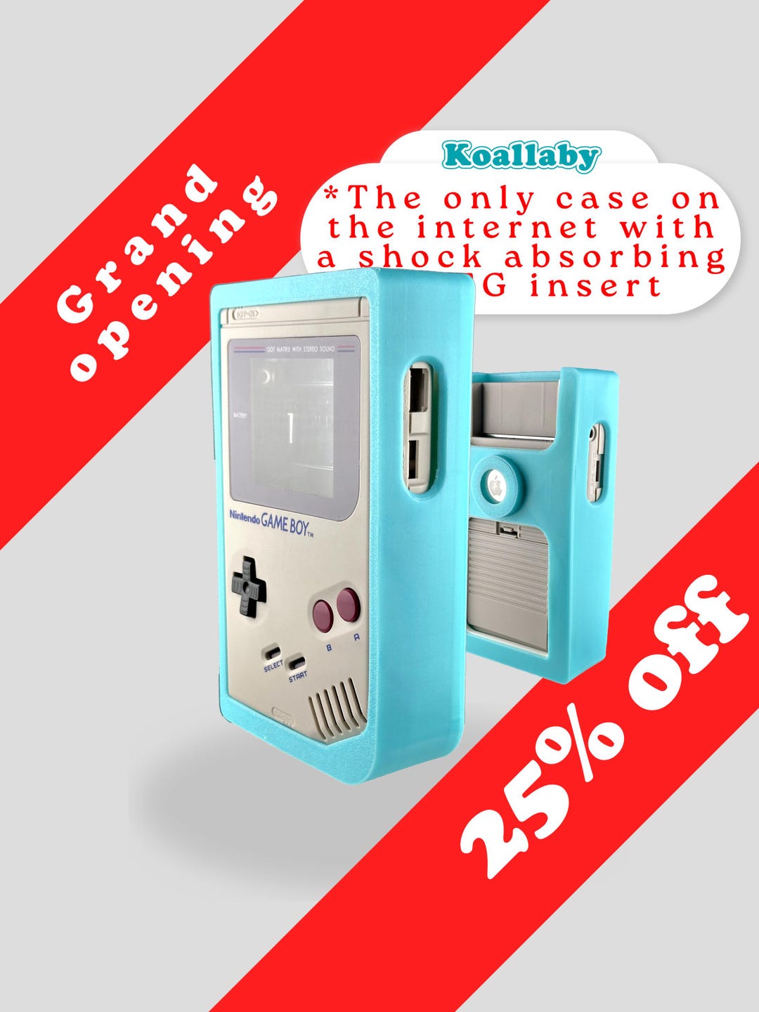 Gameboy -original- Case With AirTag Slot - Etsy