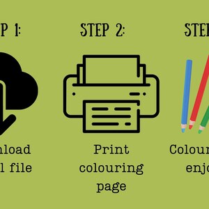 Printable Colouring Page Foraging DIGITAL DOWNLOAD - Etsy
