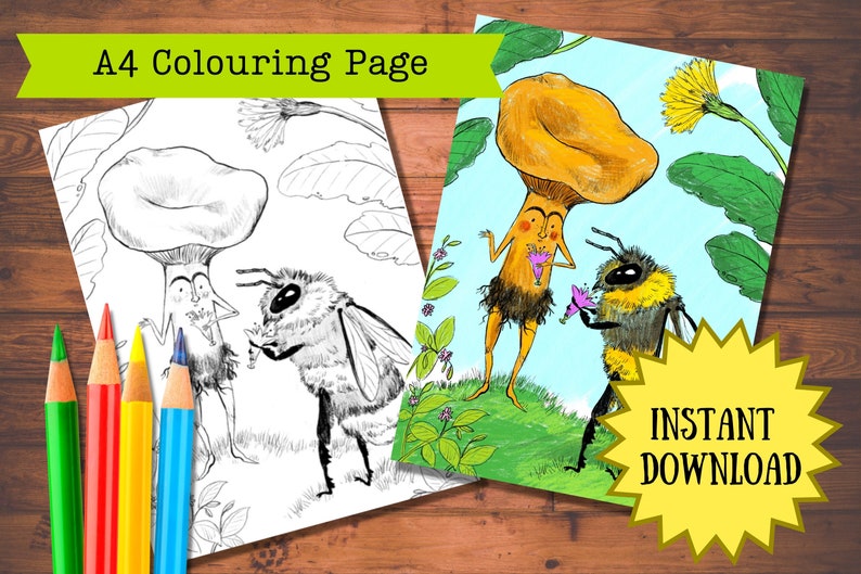 Printable Colouring Page Nectar Milkshakes DIGITAL - Etsy