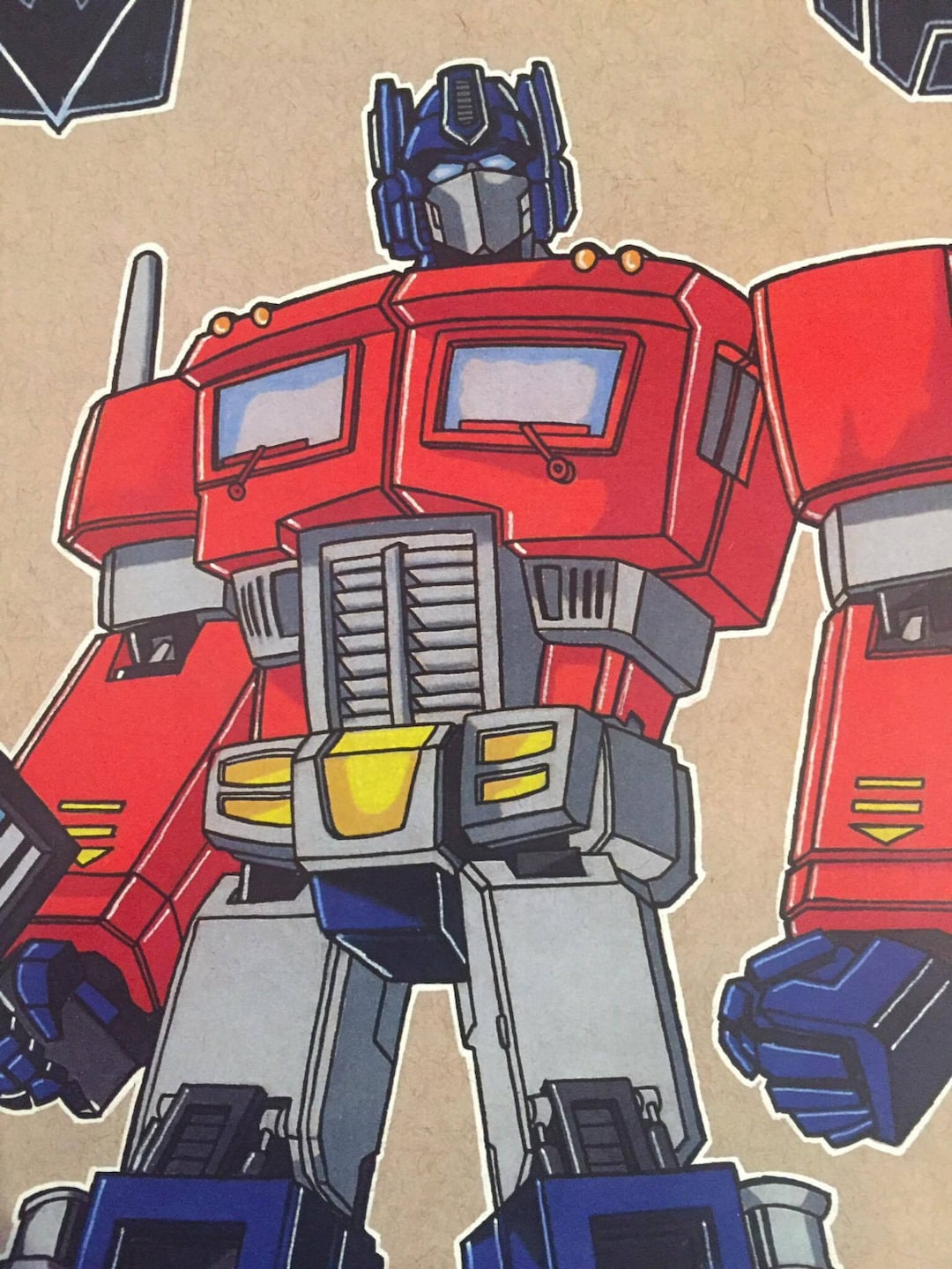 Optimus Prime PRINT - Etsy