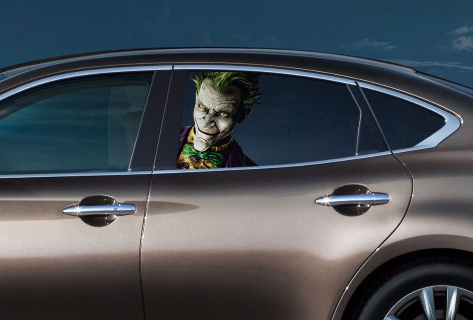 Vinyl Car Window Full Color Graphics Decal Joker Sticker 1 | Etsy