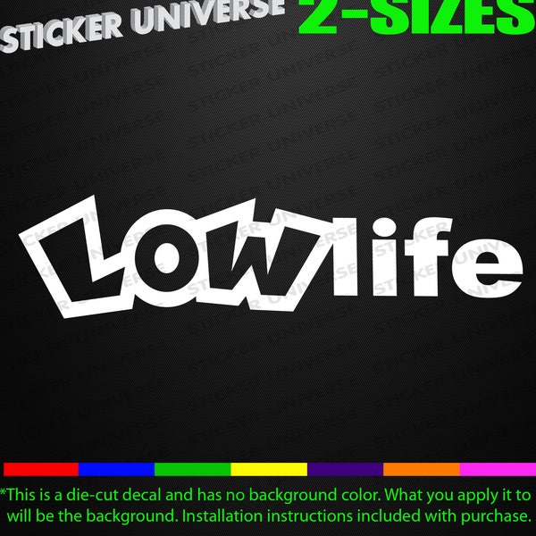 Lowlife Window Decal - Etsy
