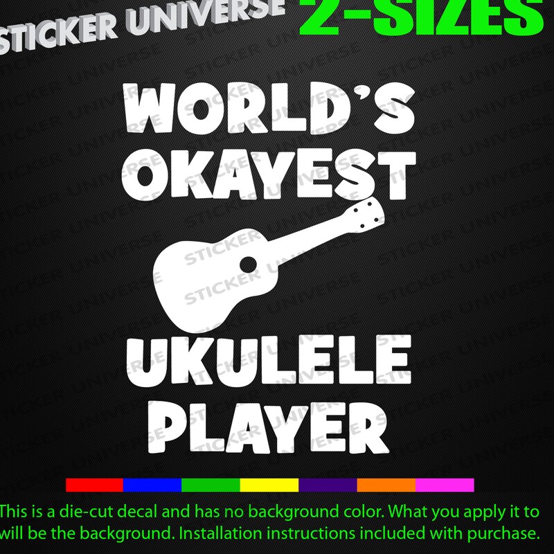 Ukulele Stickers - Etsy