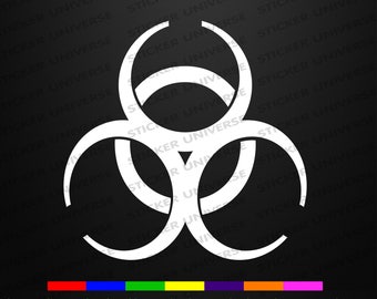 Bio Hazard Zombie Response Car Truck Hood Window Tool Box Vinyl Graphic ...