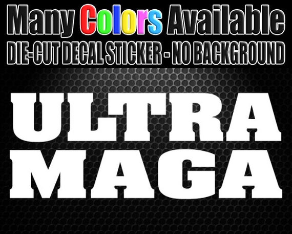 ULTRA MAGA Window Decal Bumper Sticker Keep America Great - Etsy