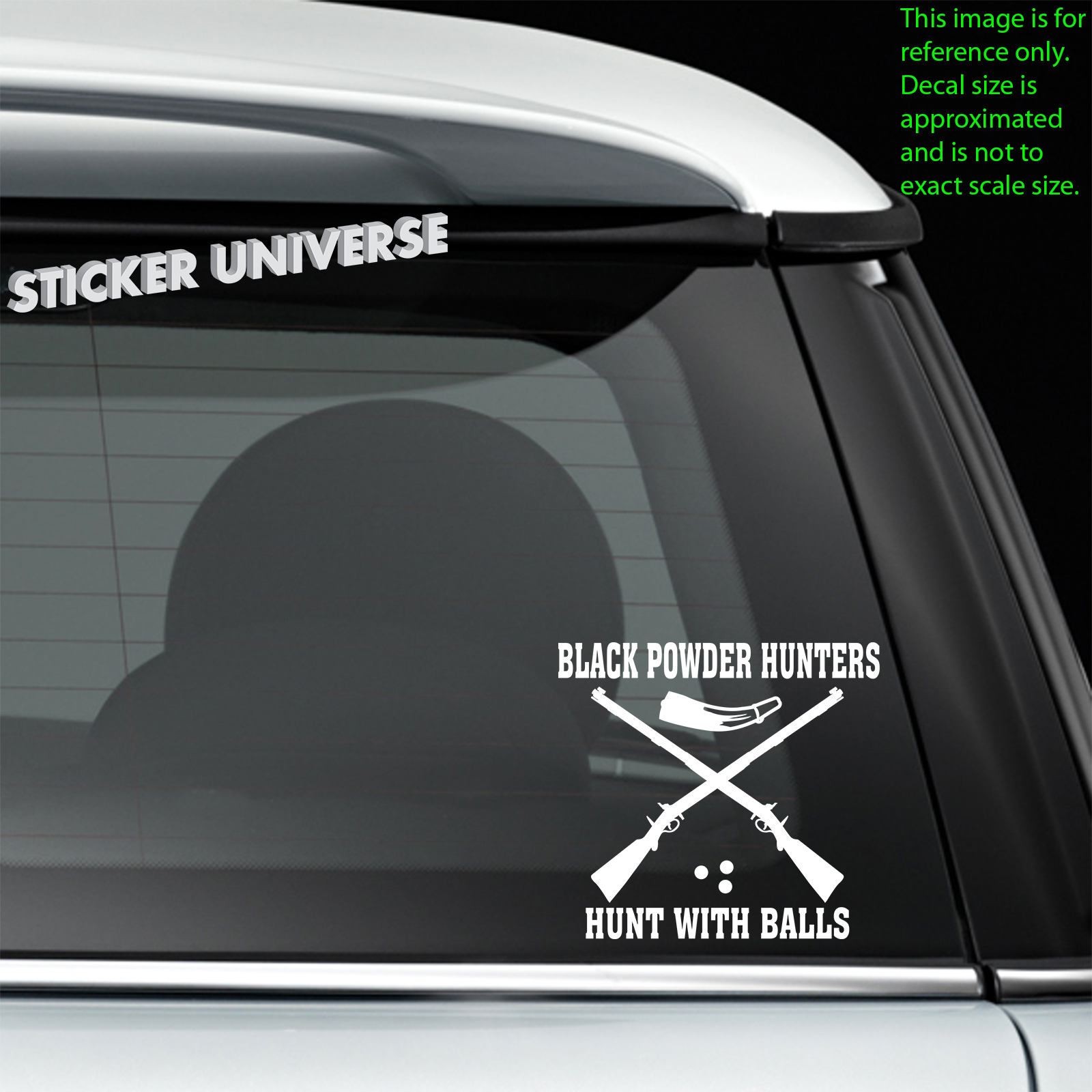 Muzzle Loader Musket Funny Hunting Truck Car Window Decal | Etsy