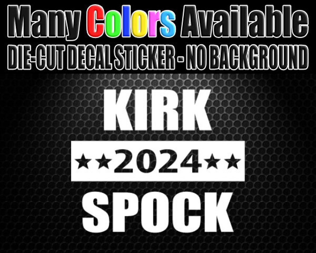 Trekkie 2024 Presidential Campaign Funny Car Window Decal Bumper ...