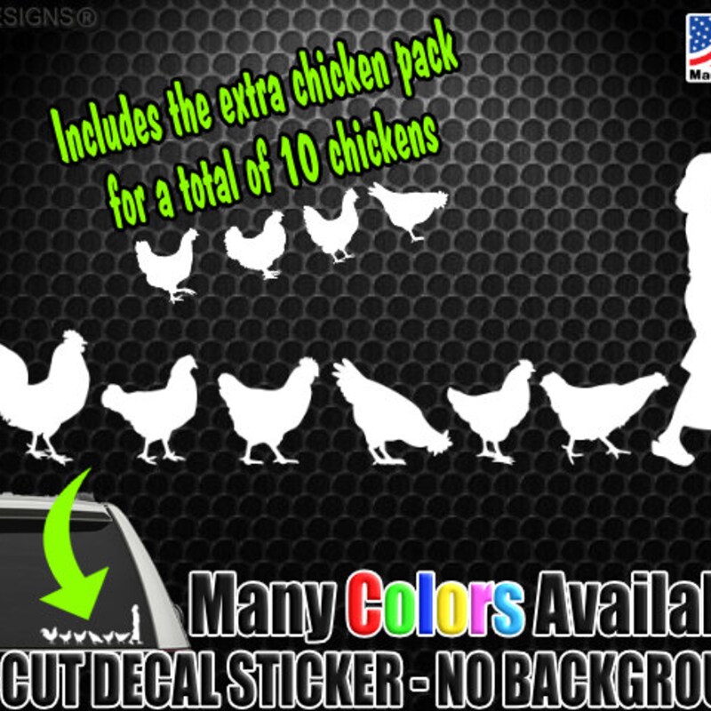 Chicken Decals - Etsy