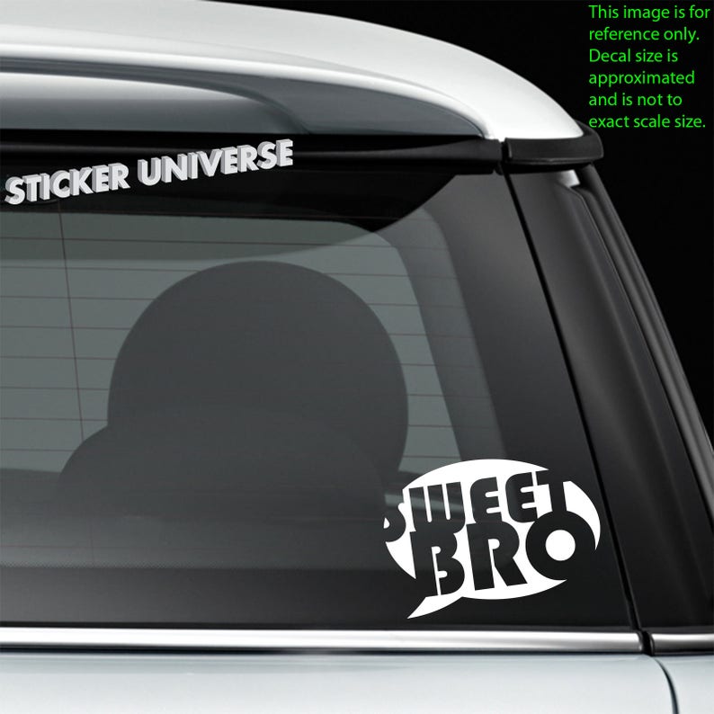 Sweet Bro Funny Car Window Decal Bumper Sticker JDM Drift - Etsy