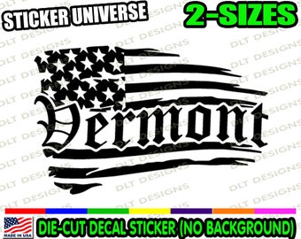 Vermont Window Decal - Etsy