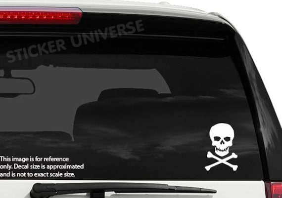 AMERICAN flag punisher SKULL Rear Window Graphic Decal Pickup Truck ...