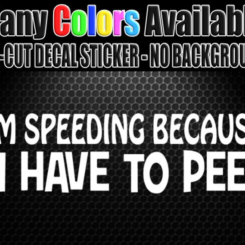 Peeing Window Decal - Etsy
