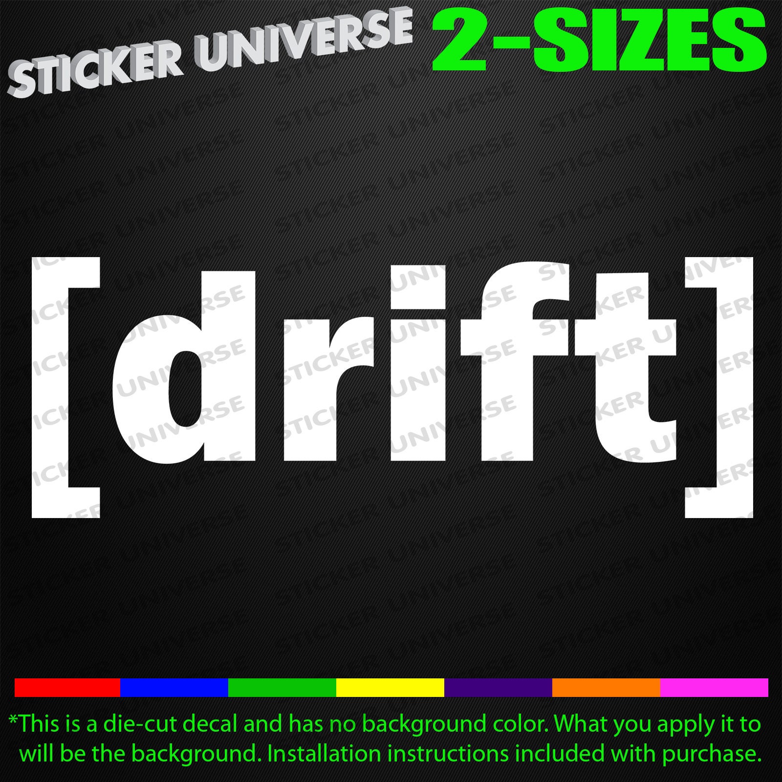 DRIFT Funny Car Window Decal Bumper Sticker JDM Drifting | Etsy