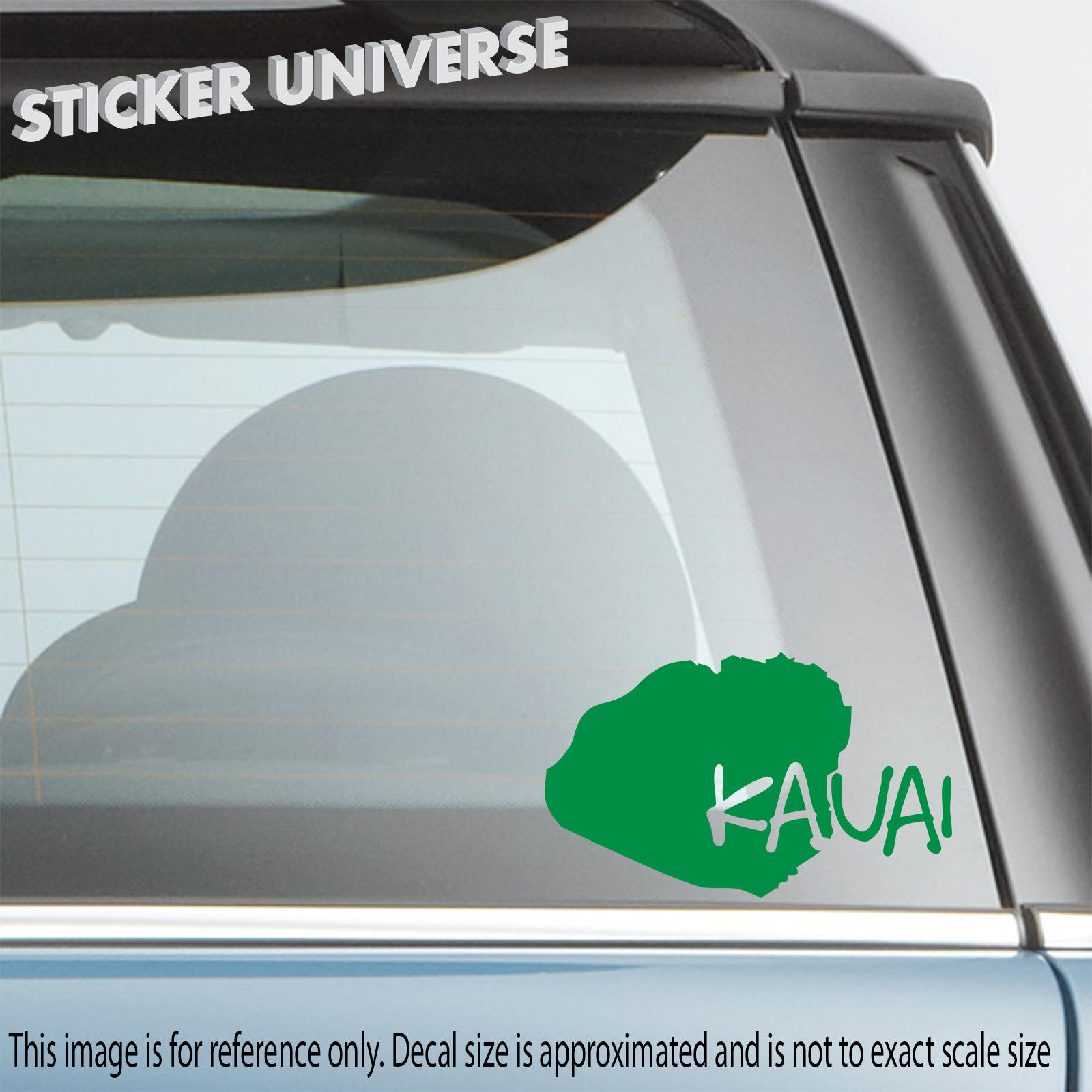Kauai Island Car Window Decal Bumper Sticker Tropical Hawaii | Etsy
