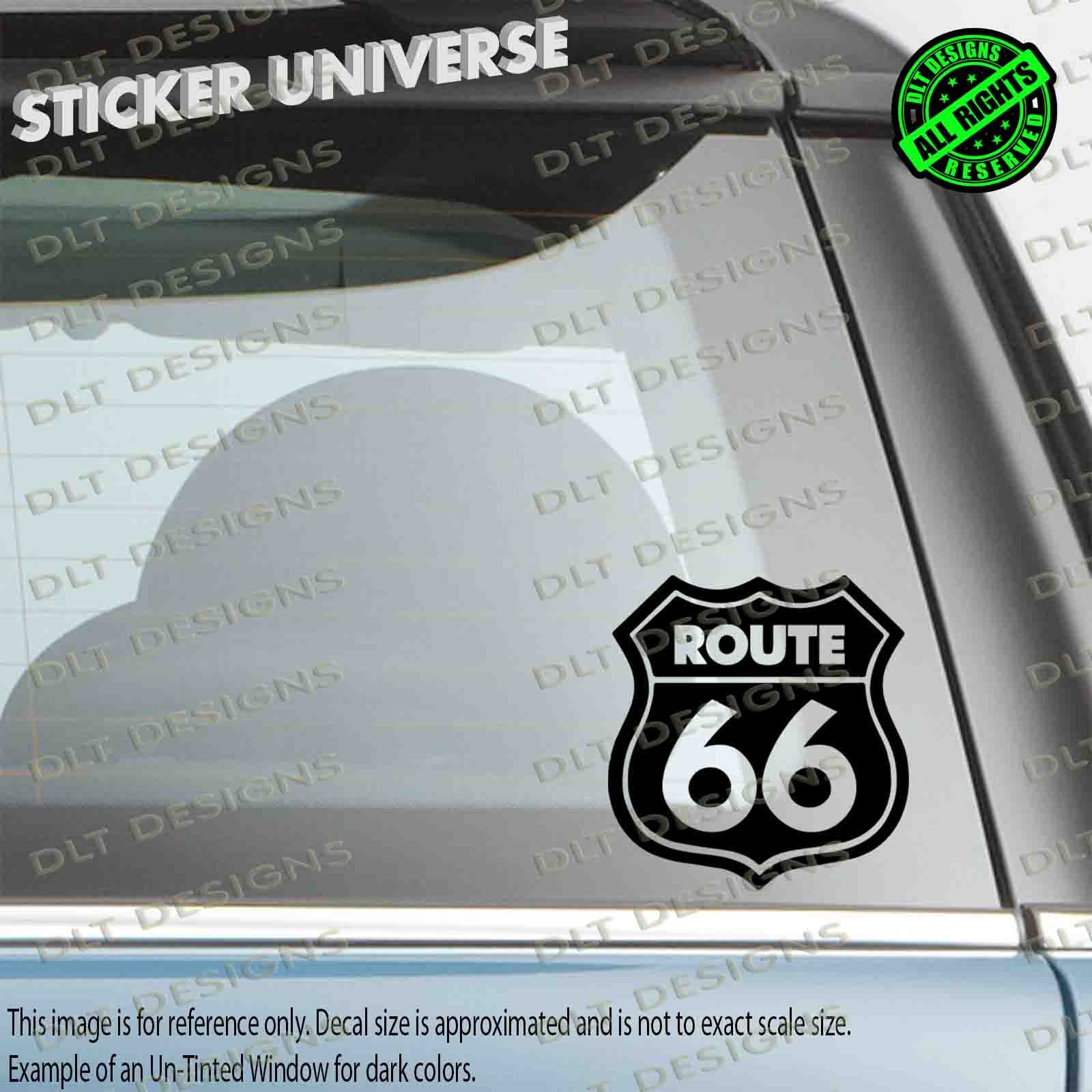 Route 66 Car Truck Window Decal Bumper Sticker Man Cave JDM | Etsy
