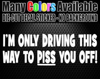 Anti Tailgating Decal - Etsy