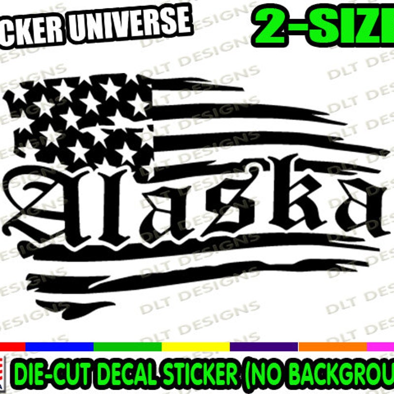 Alaska Car Decal - Etsy