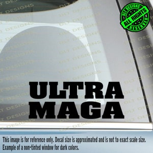 ULTRA MAGA Window Decal Bumper Sticker Keep America Great - Etsy