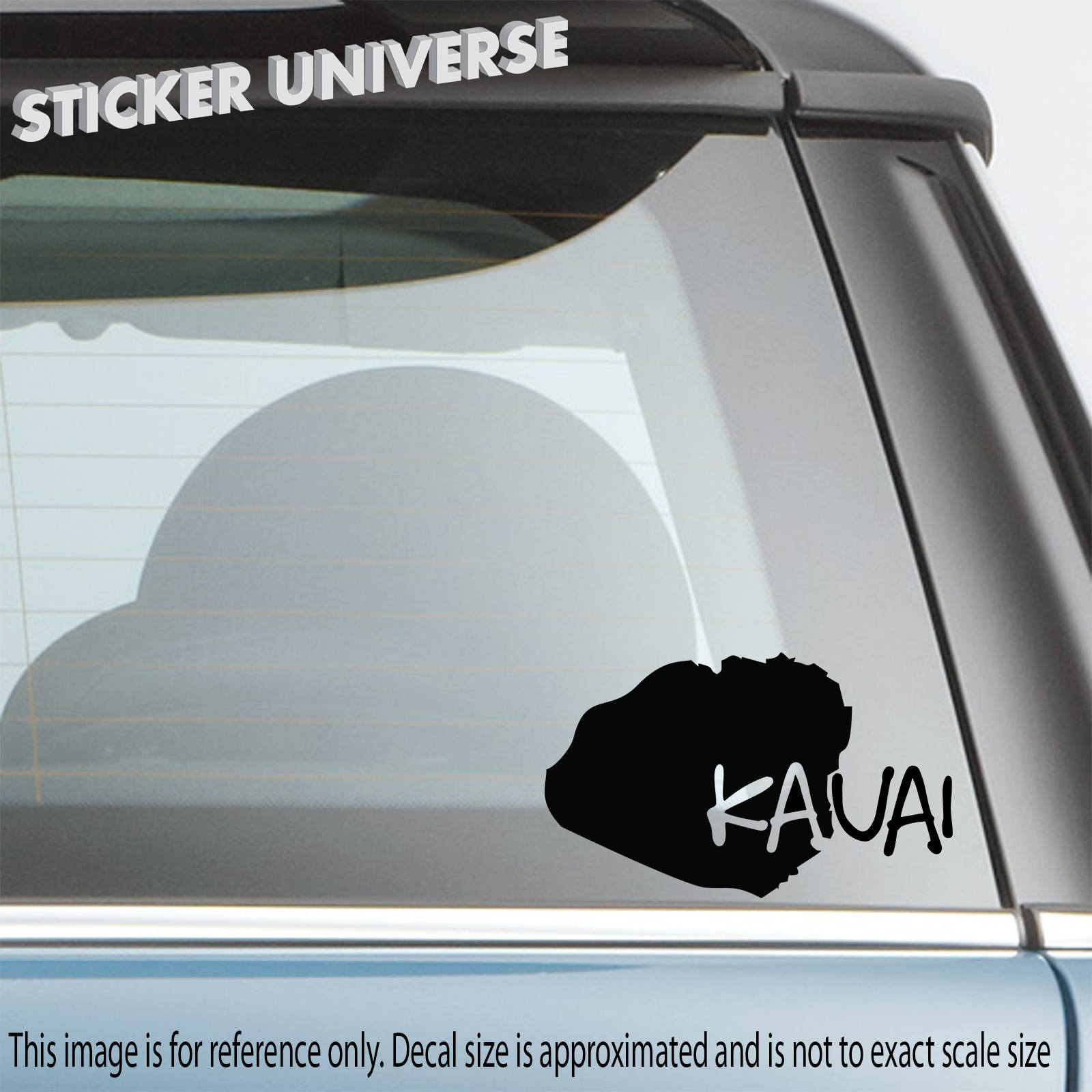 Kauai Island Car Window Decal Bumper Sticker Tropical Hawaii | Etsy