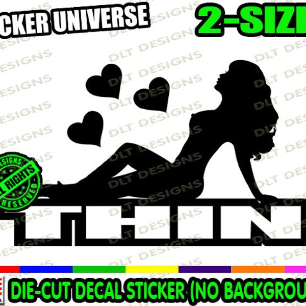Naked Woman Sticker Etsy
