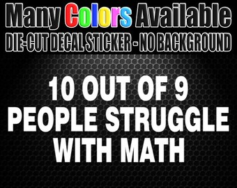 Math Bumper Sticker - Etsy