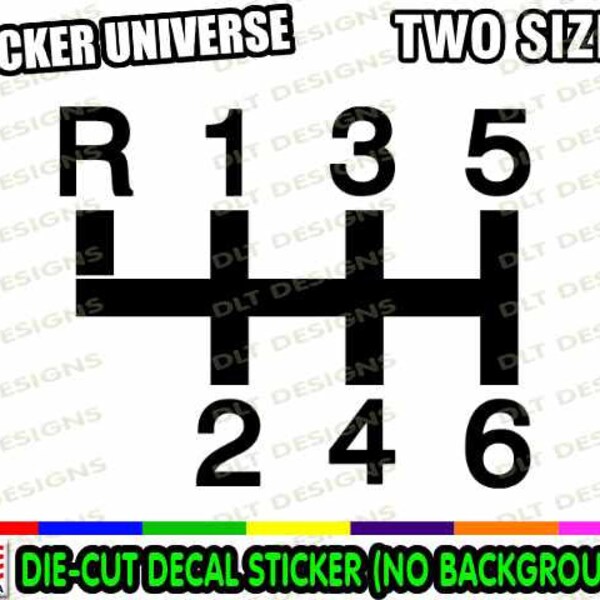 Manual Transmission Window Decal - Etsy