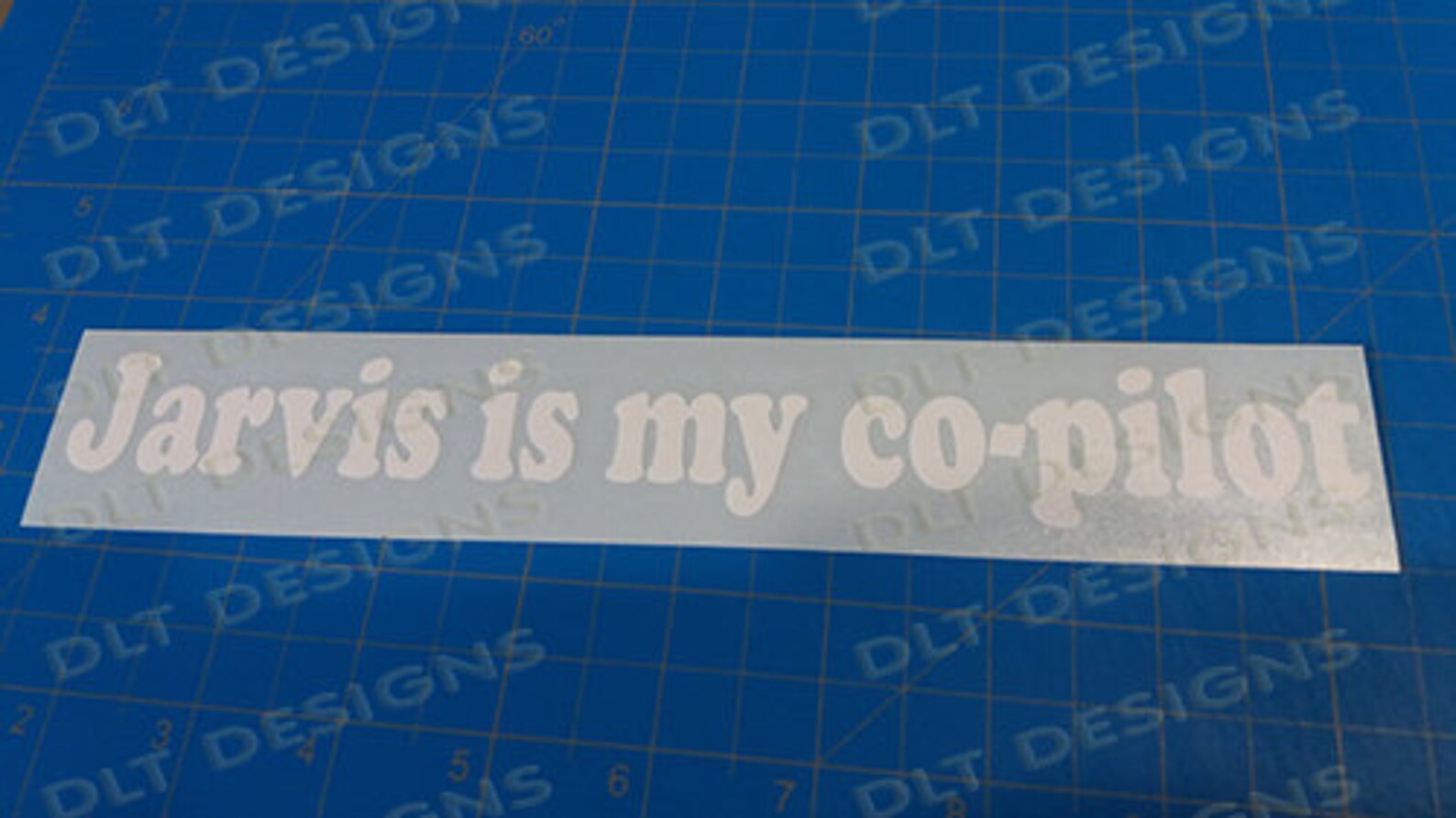 Jarvis is My Copilot Car Window Decal Bumper Sticker Comic - Etsy