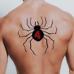 Hisoka Phantom Troupe Spider With Number Temporary Tattoos for ...