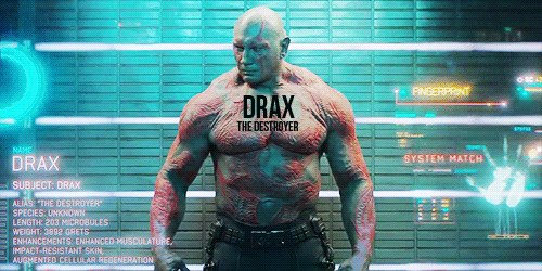Drax Temporary Tattoos Guardians of the Galaxy Costume for Cosplayers ...