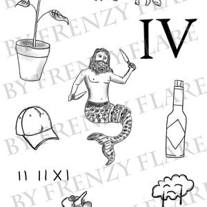Luca the Bear Tattoo Designs, Digital Download, Instant Access ...