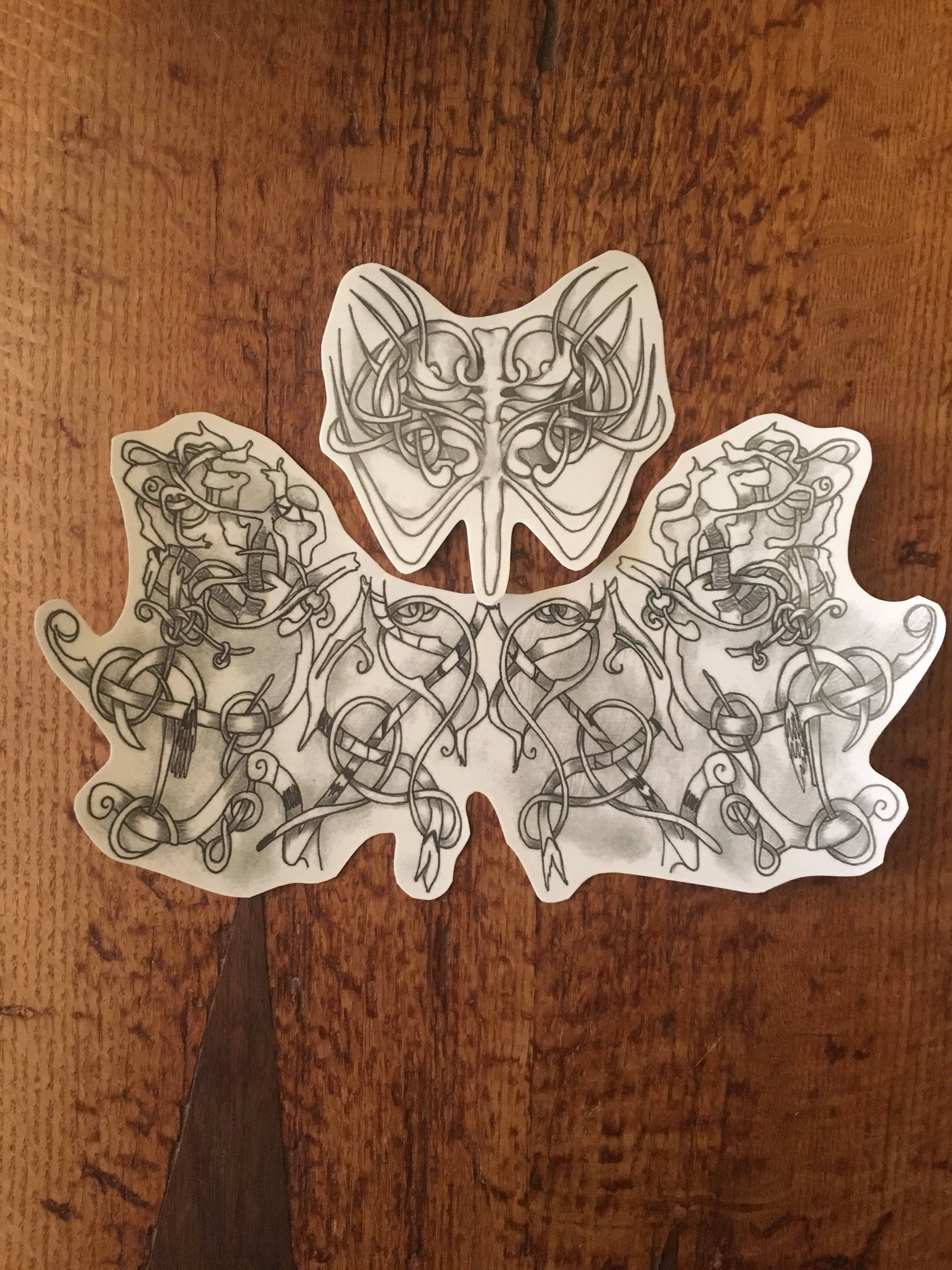 Astrid Vikings Temporary Tattoos Cosplay - Etsy