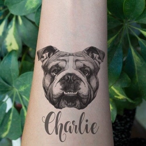 English Bulldog Tattoo