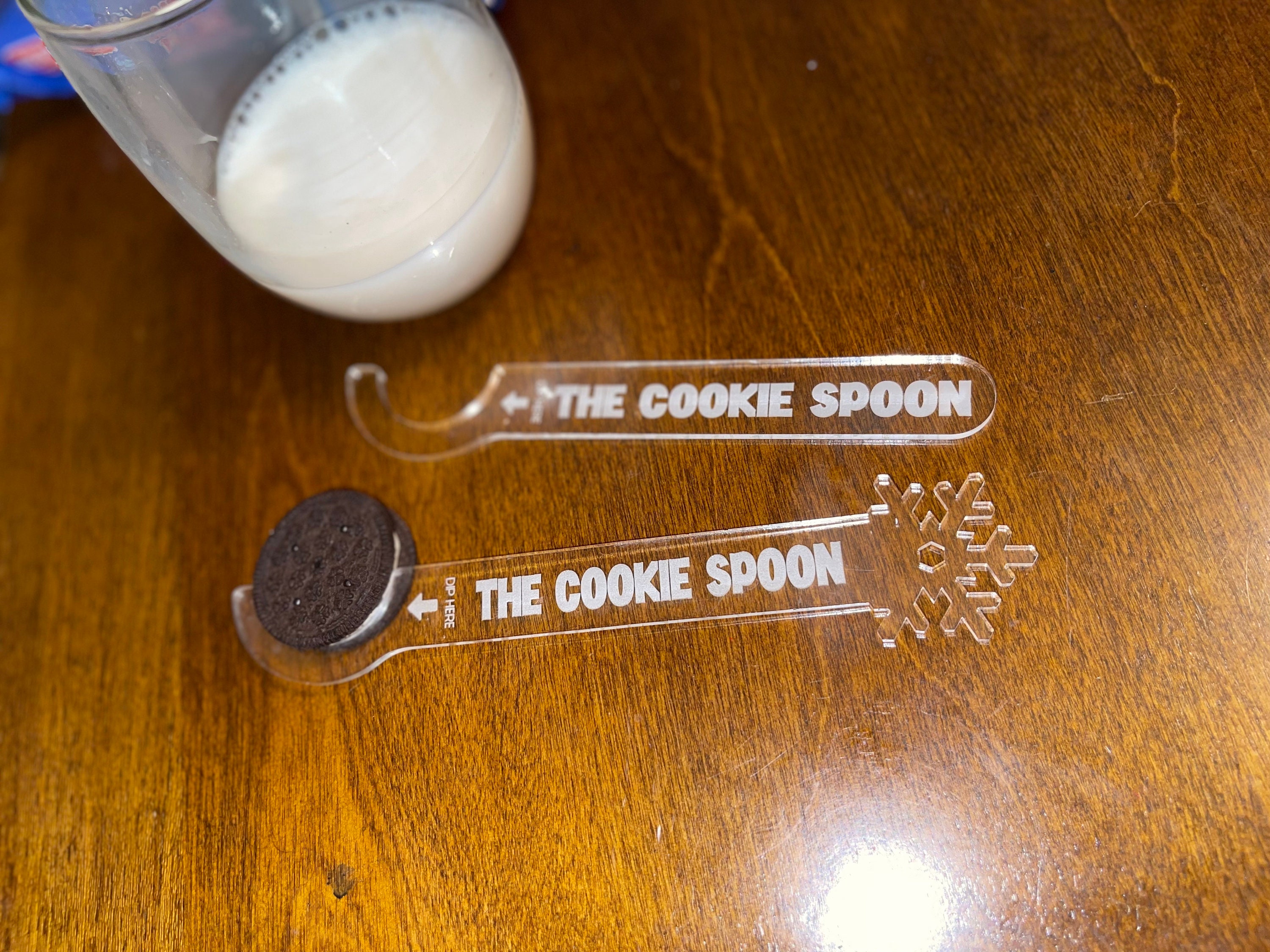 Acrylic Oreo Dunking Spoon - Perfect for Cookie Lovers - Enjoy Milk ...