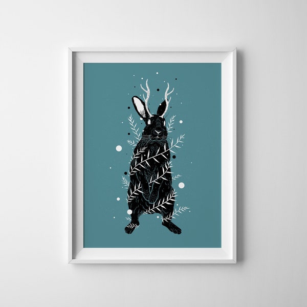 Jackalope Art - Etsy