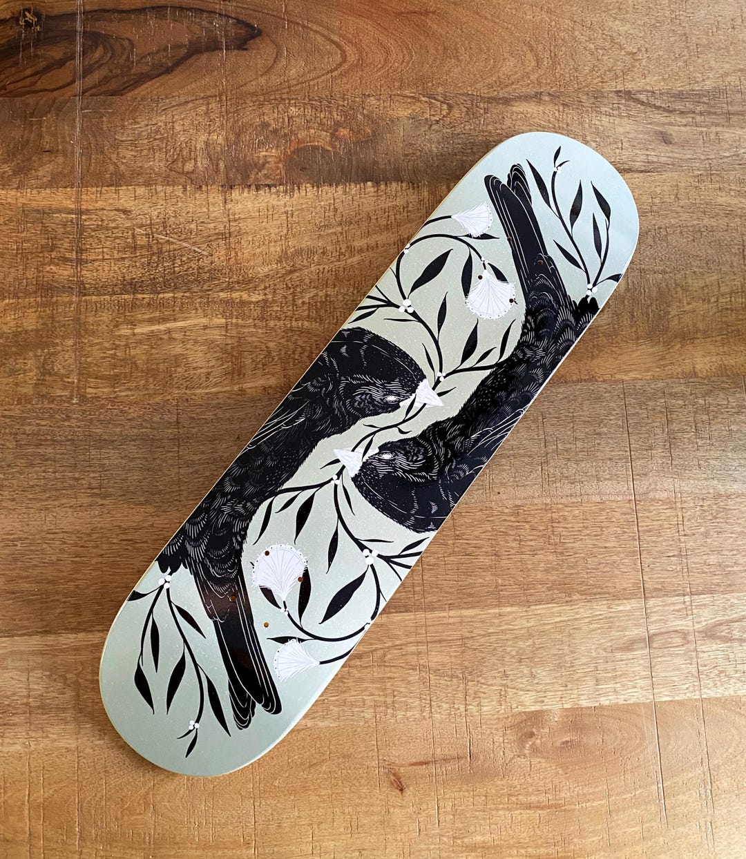 Flow Birds Design Skateboard Deck for Wall Decor | Art Deck Birds ...