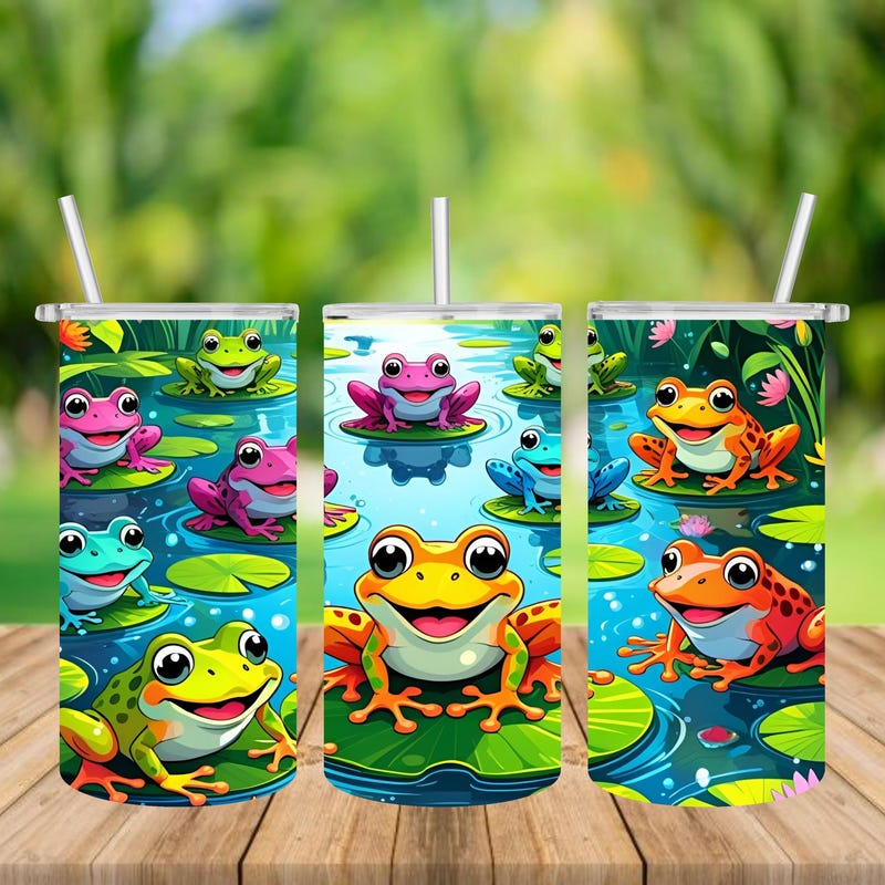Frog 12 Oz Kids Tumbler - Etsy